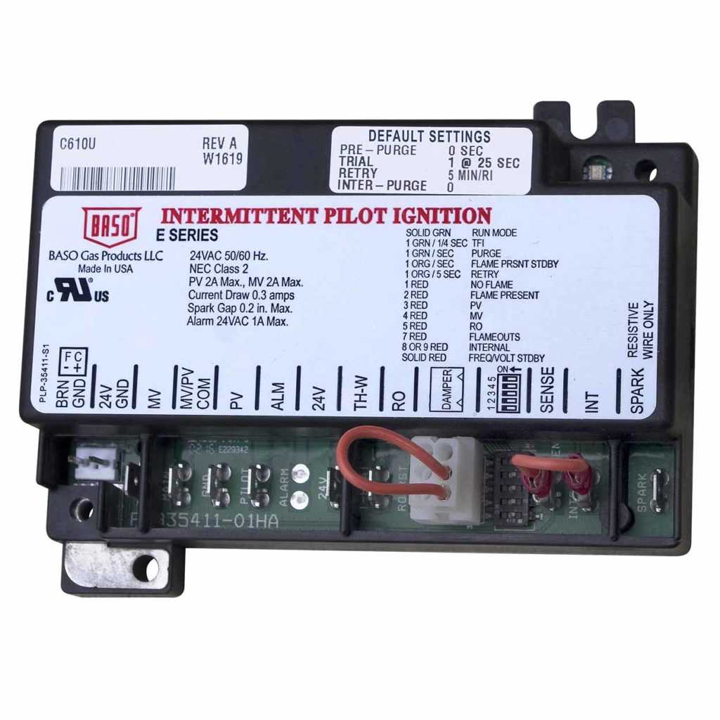 C610U Universal Intermittent Pilot Ignition Control Module (BG1600M51EF ...